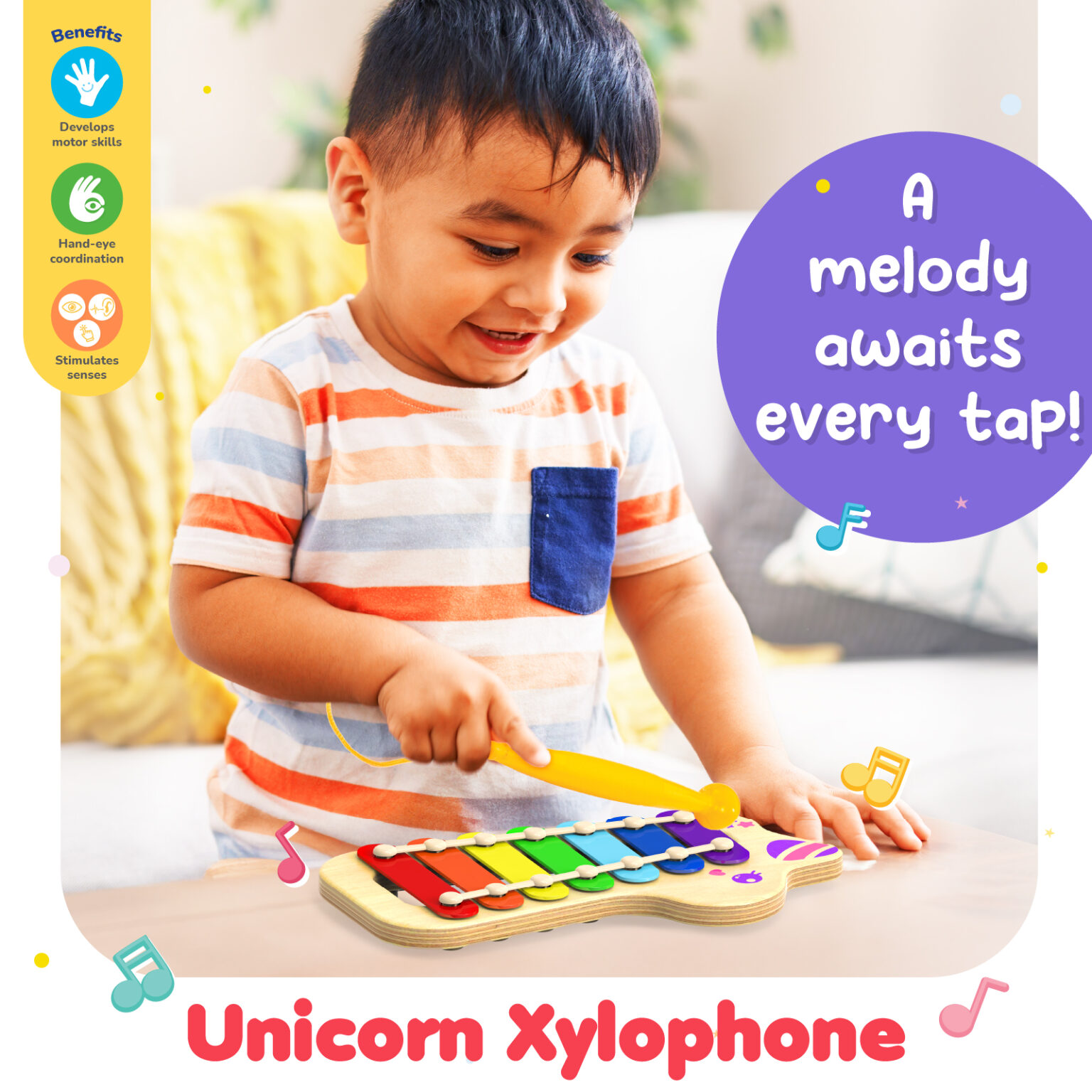 Unicorn Xylophone - Funskool
