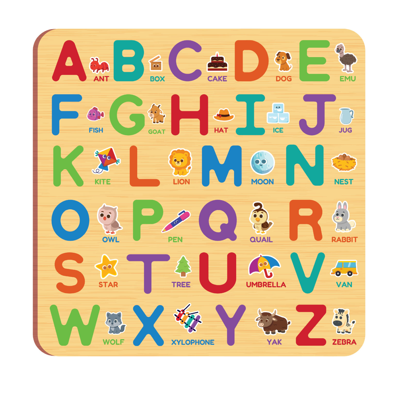 Alphabet Wooden Puzzle (Uppercase) - Funskool